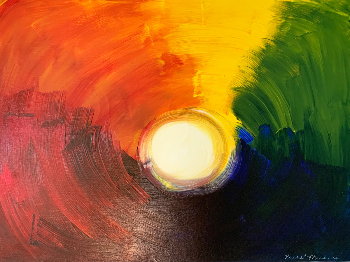 Color Wheel - Acrylic, in Abstract